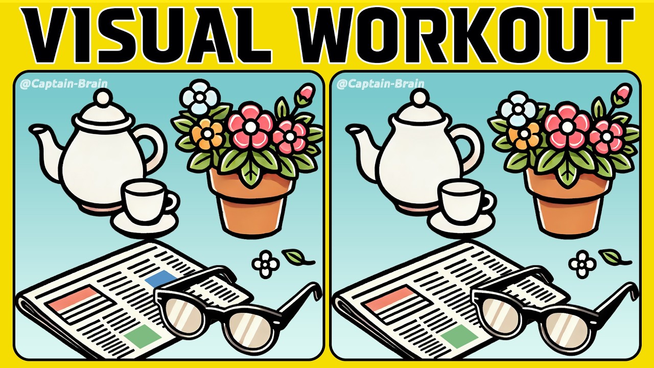 Train Your Brain: Spot 3 Differences Challenge! 《Normal》 - YouTube