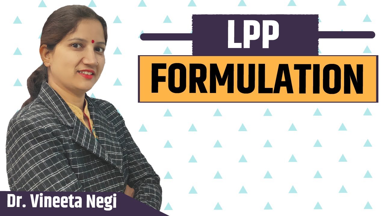Linear Programming Problem Formulation Of Lpp Youtube