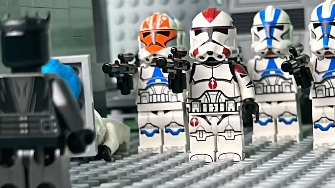 Maul Hallway Scene LEGO Star Wars Stop Motion - YouTube