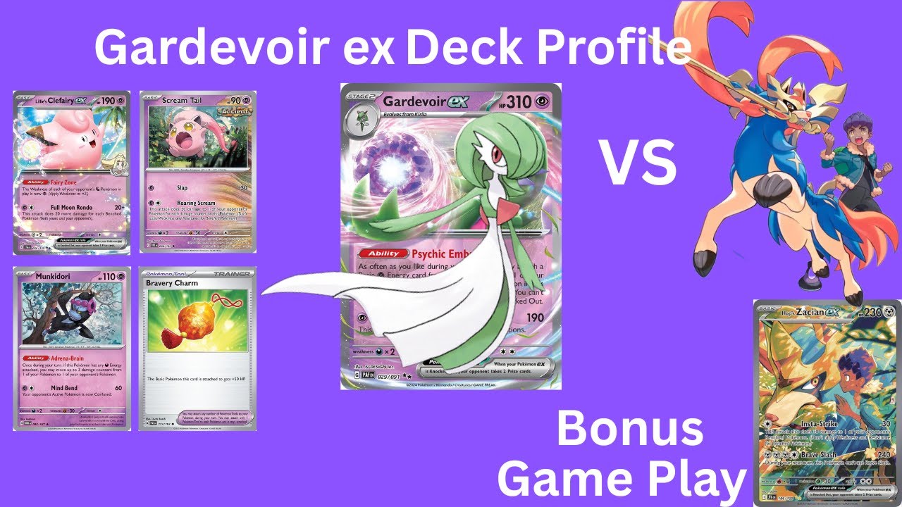Pokemon TCG Live Gardevoir ex Deck Profile With Bonus Match - YouTube