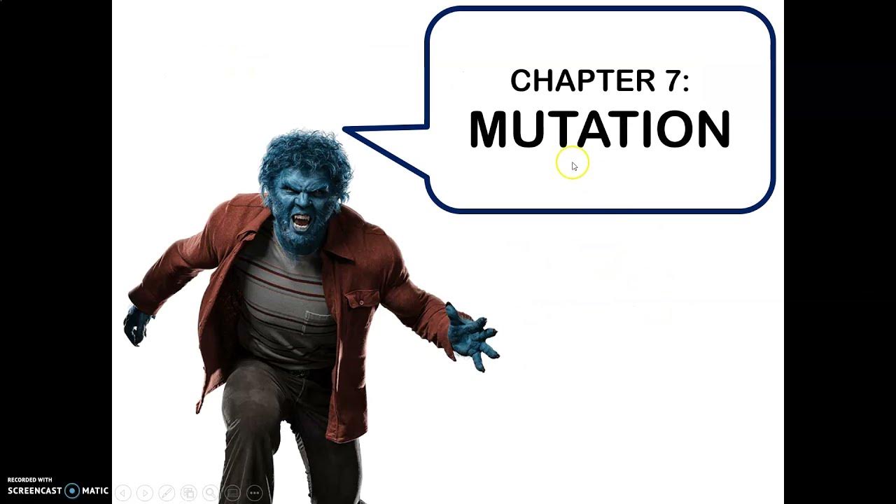 LECTURE CHAPTER 7 MUTATION PART 1 - YouTube