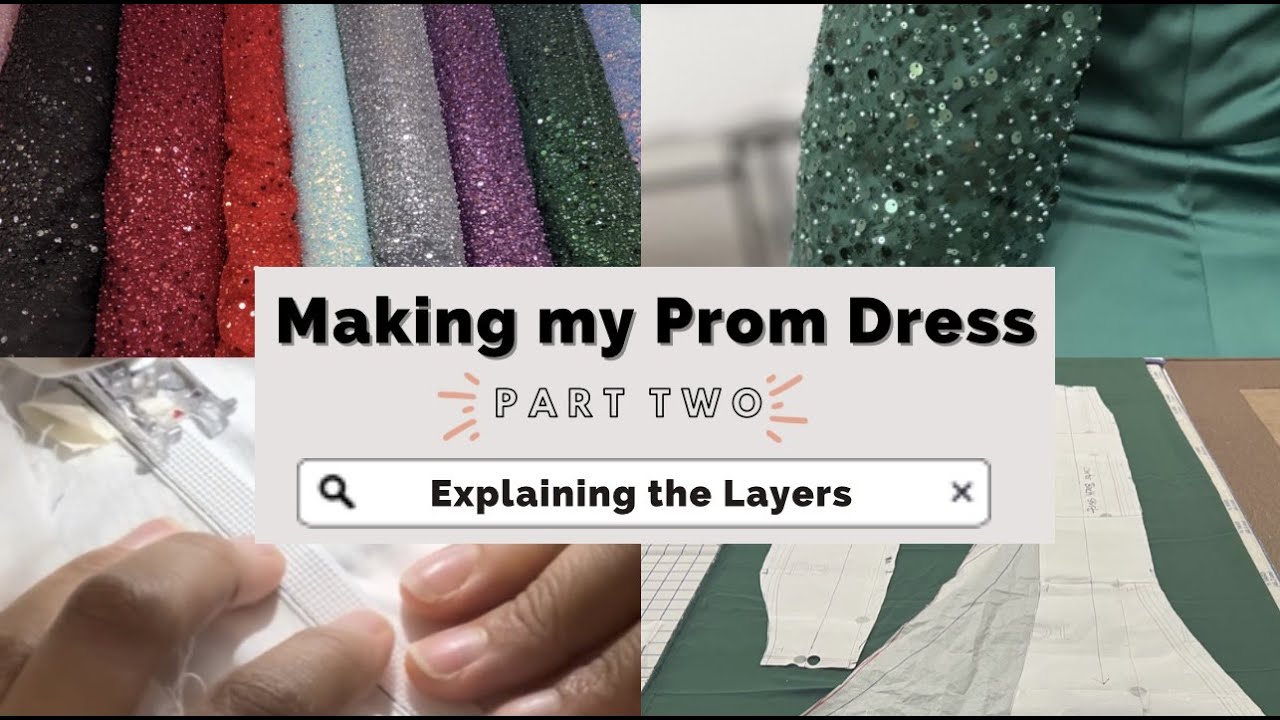 Making my Prom Dress in a Month (Part 2) - YouTube