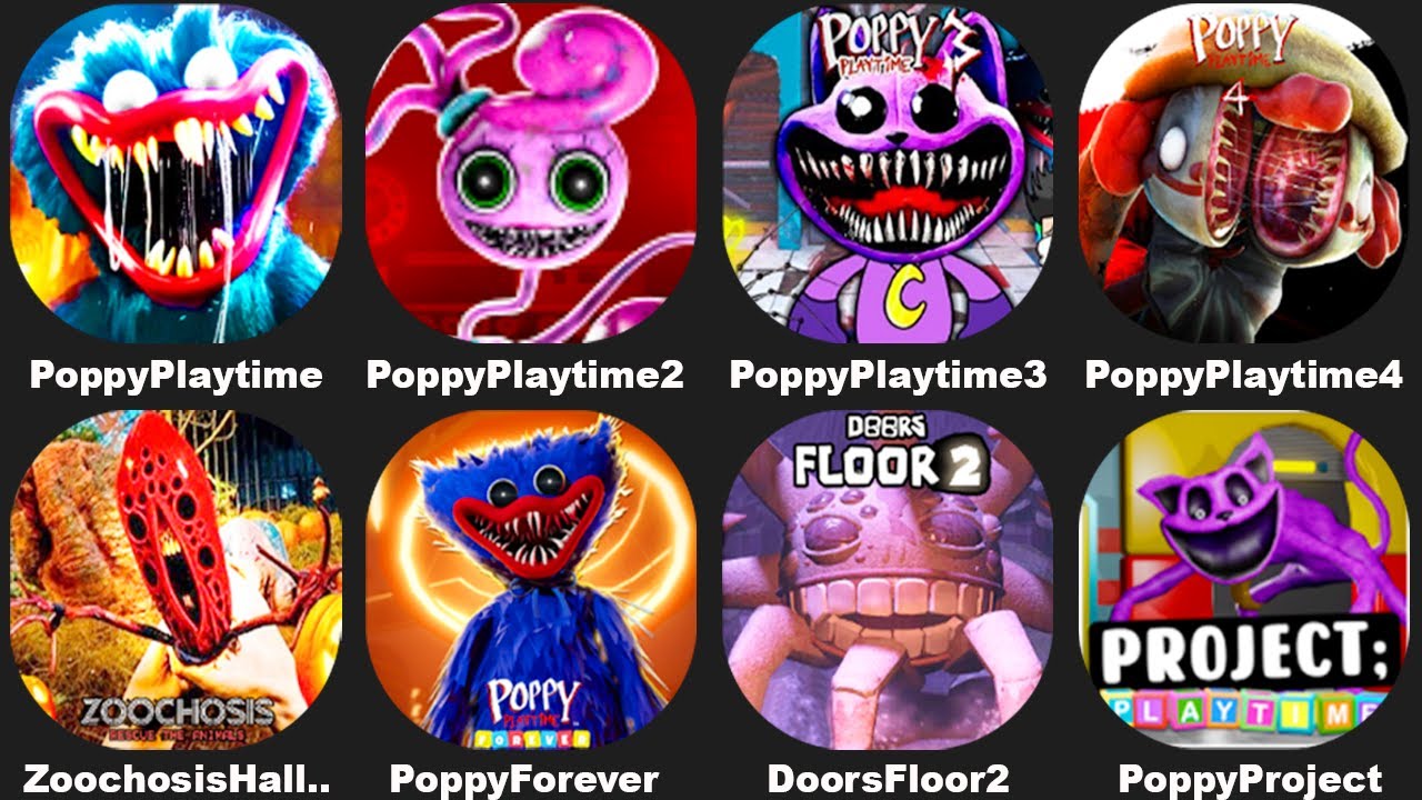 Zoochosis Halloween,Poppy Playtime Chapter 4,Project Playtime,Doors 2 ...