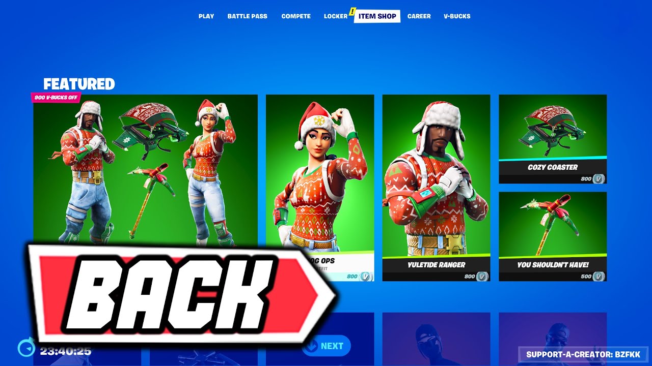 Fortnite Item Shop *NEW* NOG OPS BUNDLE! - YouTube