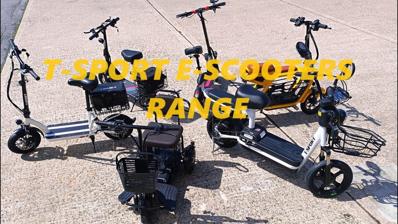 T-Sport Electric Scooters Range 🛴🛵🇬🇧 - YouTube