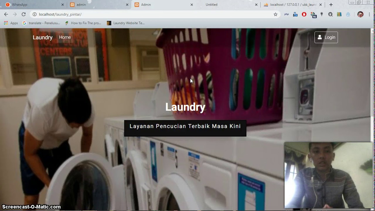 Demo Sistem Pengelolaan Laundry - YouTube