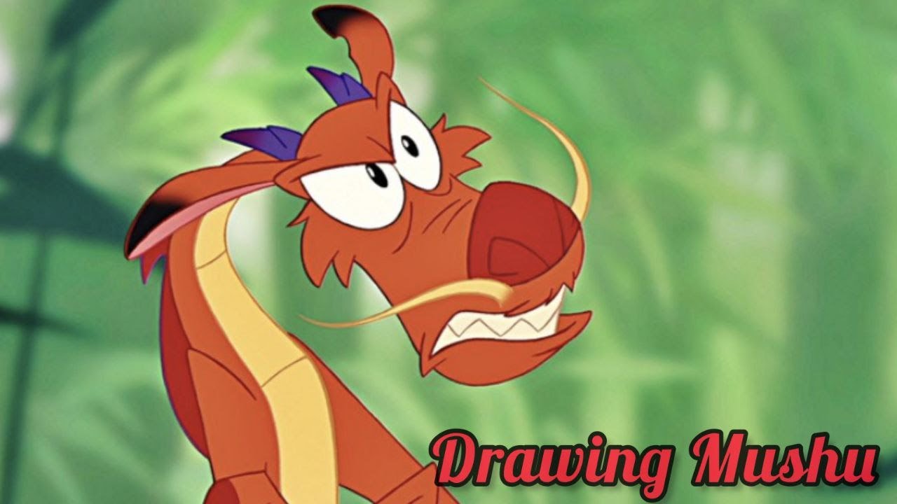 DIY II Drawing Mushu II Coloring Mushu II Disney - YouTube