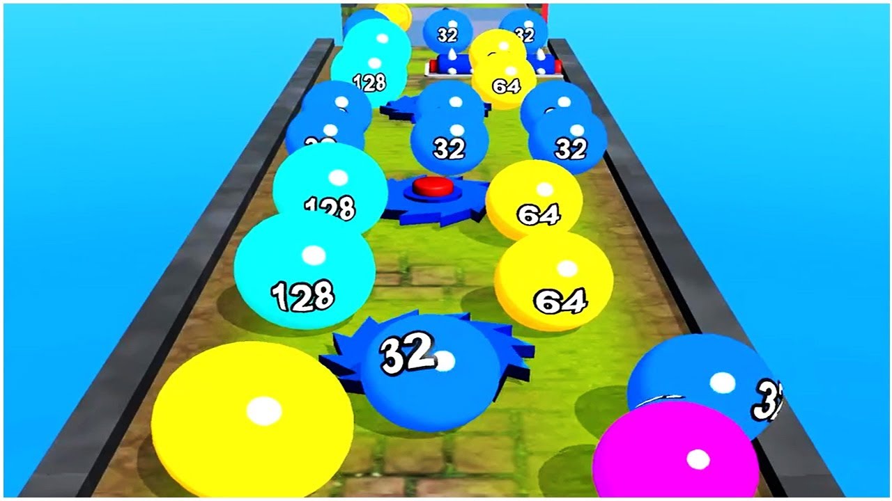2048 Balls - Color Ball Run - Gameplay Walkthrough - Levels 121-140 ...