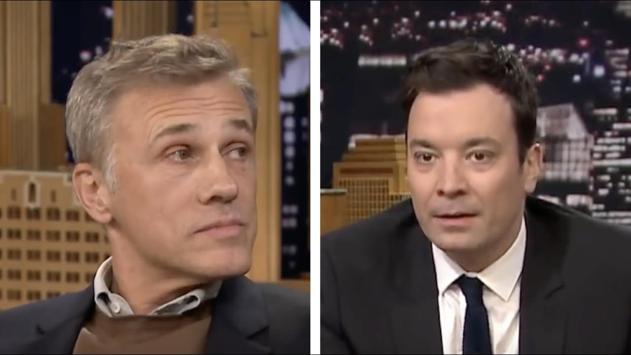 I edited this interview so it's really awkward (Christoph Waltz and ...