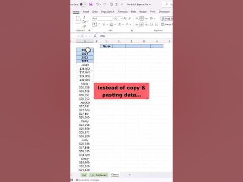 Wraprow Function | Stop Copy pasting | #advanceexcel #dashboard #datacomparison #exceltricks ...