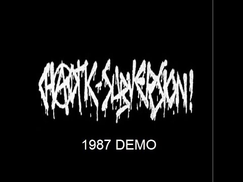 CHAOTIC SUBVERSION : 1987 Demo : UK Punk Demos - YouTube