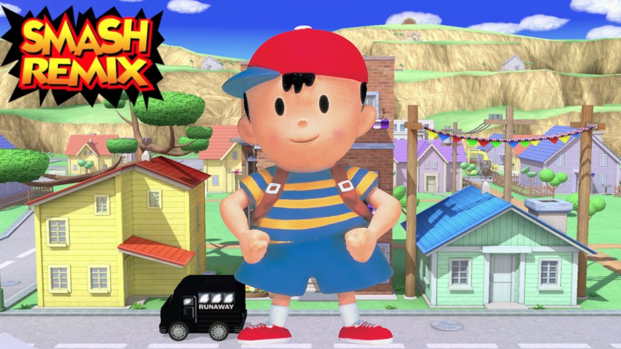Smash Remix: Ness Remix 1P Playthrough - YouTube