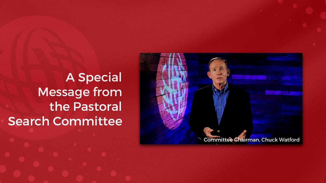 Pastoral Search Committee - YouTube