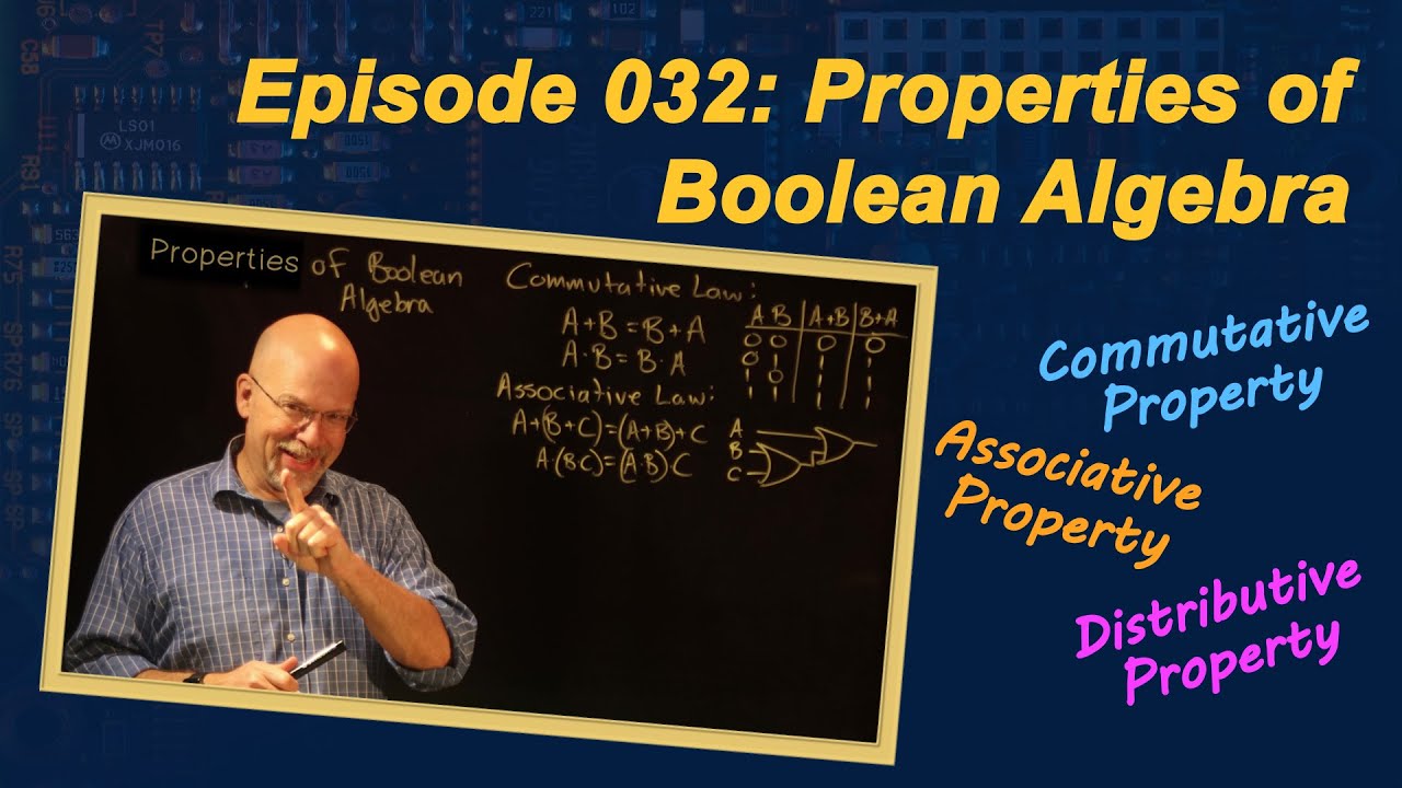 Ep 032 Properties Of Boolean Algebra Youtube