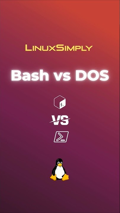 5 Major Differences Between Bash vs DOS | LinuxSimply #shortvideo # ...