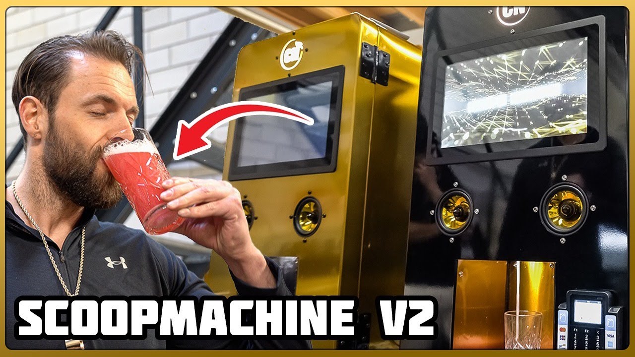 Joel Beukers Test Nieuwe Scoopmachine Clean Nutrition - YouTube