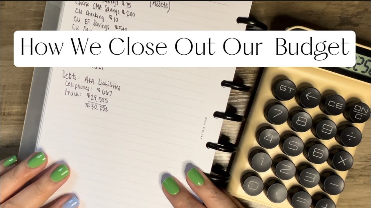 How to Close Out Your Budget | #thebudgetmom Where Did My Money Go ...