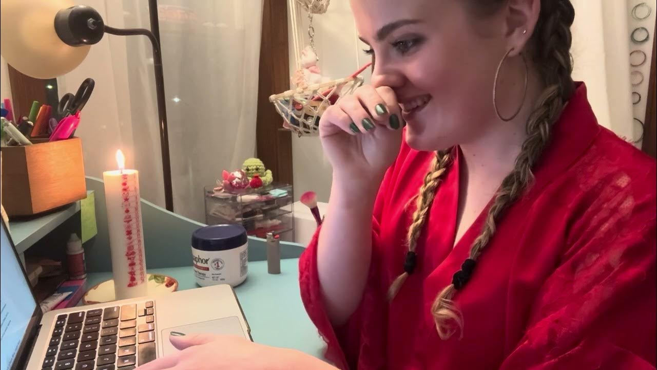 ASMR i need ur help with my homework! (typing sounds) pov: college ...