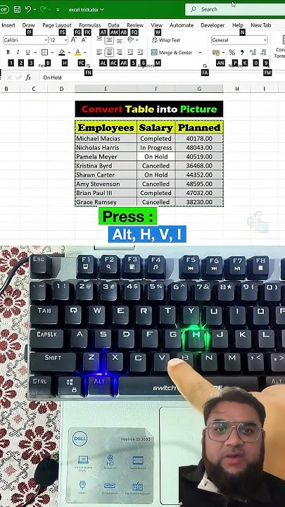 Convert Excel Data into Picture #excel #data #picture #excelshortcuts - YouTube