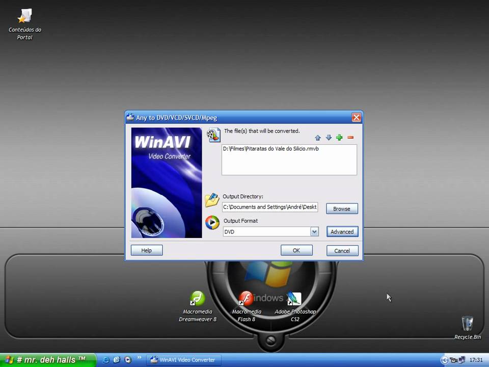 Conversão de Vídeo e Filme no WinAvi - YouTube