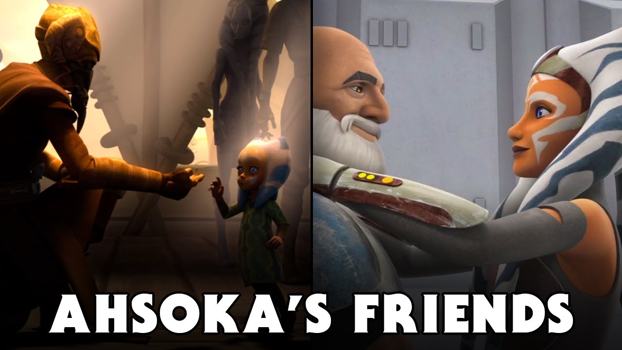 Ahsoka Tano's BEST Friendships - YouTube