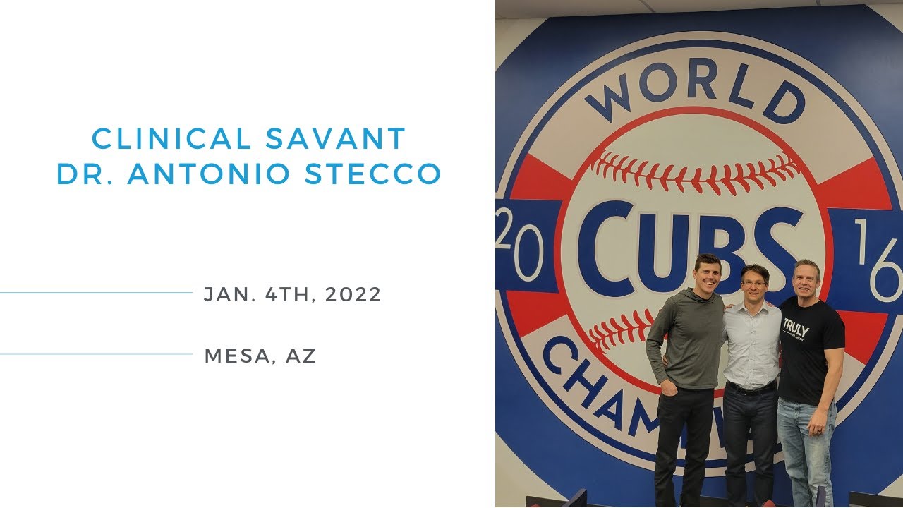 Clinical Savant Series: Dr. Antonio Stecco, Fascial Manipulation - YouTube