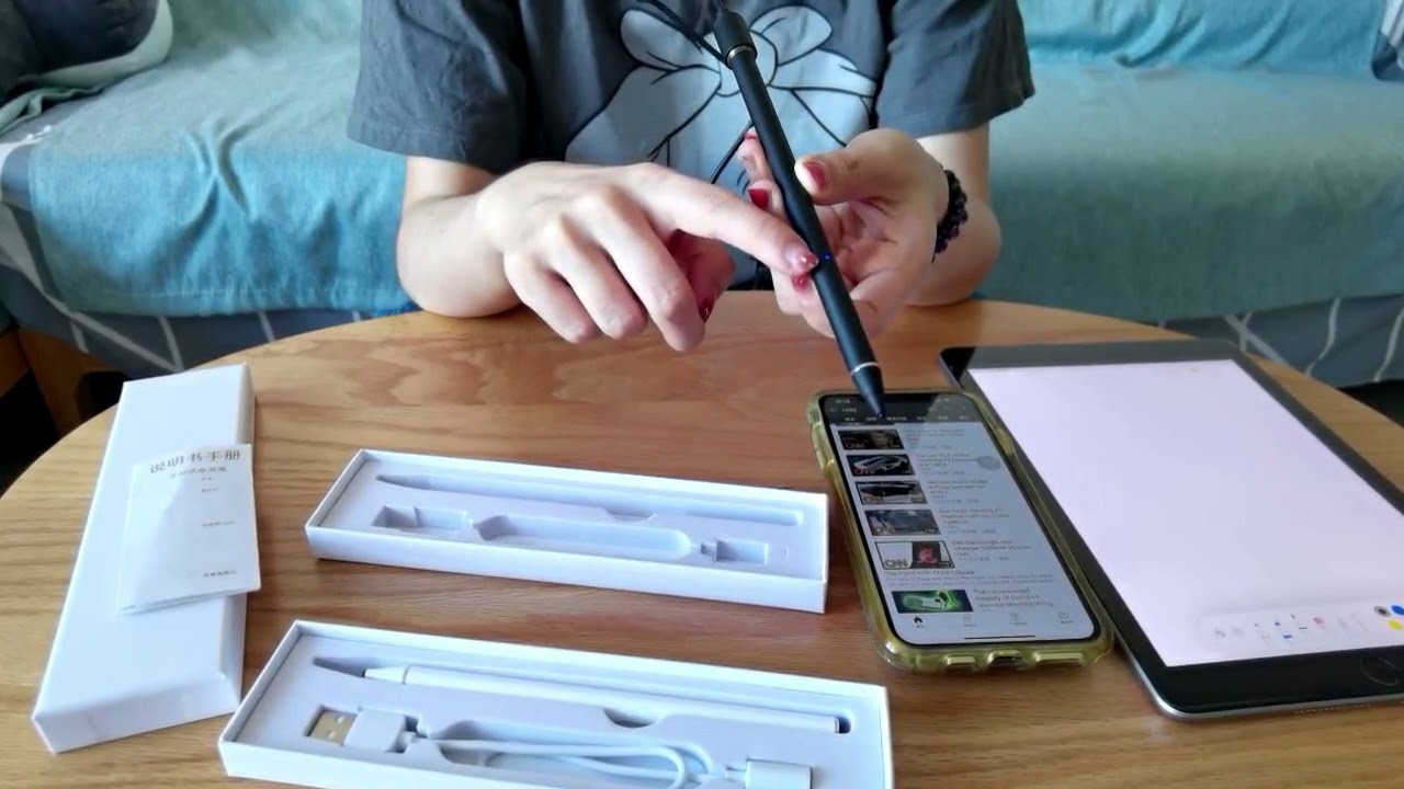 Stylus for Touch Screen Active Capacitive Pen Magnetic Suction Charging ...