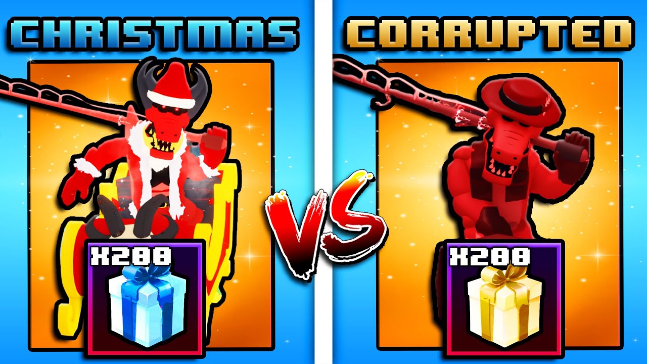 200 CHRISTMAS vs. 200 CORRUPTED PRESENTS! (Five Nights TD) - YouTube