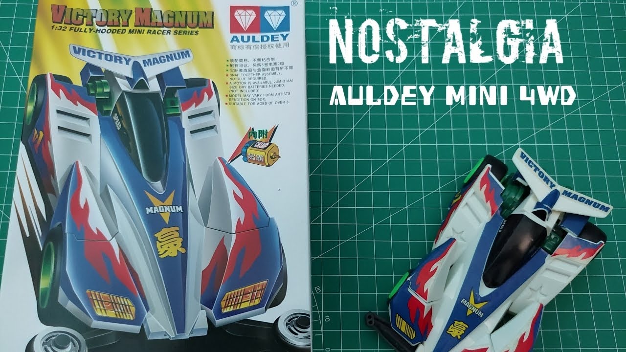 Mini 4wd Auldey Victory Magnum super 1 chassis || Unboxing & Review ...