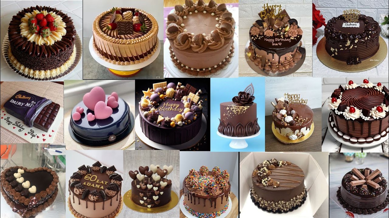 Amezing Chocolate 🍫 Cake Designs/ Chocolate Truffle Cake Designs ...