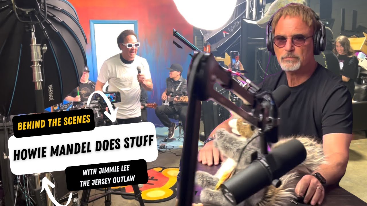 Behind The Scenes of Howie Mandel Does Stuff Podcast LIVE with Jimmie ...