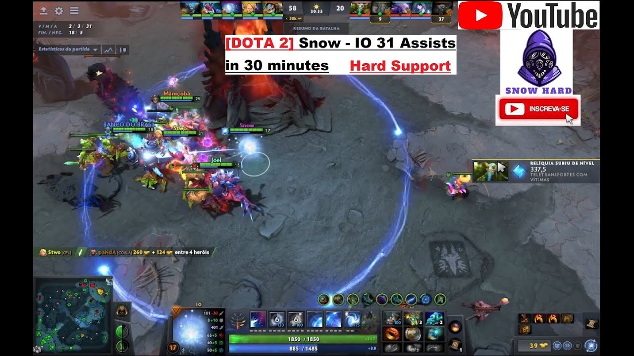 Snow IO Dedicated Support Gameplay Patch 7.32D - Dota 2 Full Match ...