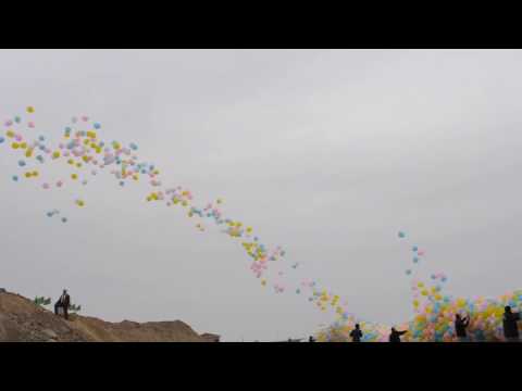 Türkmenistan Açılış 10.000 balon uçurma