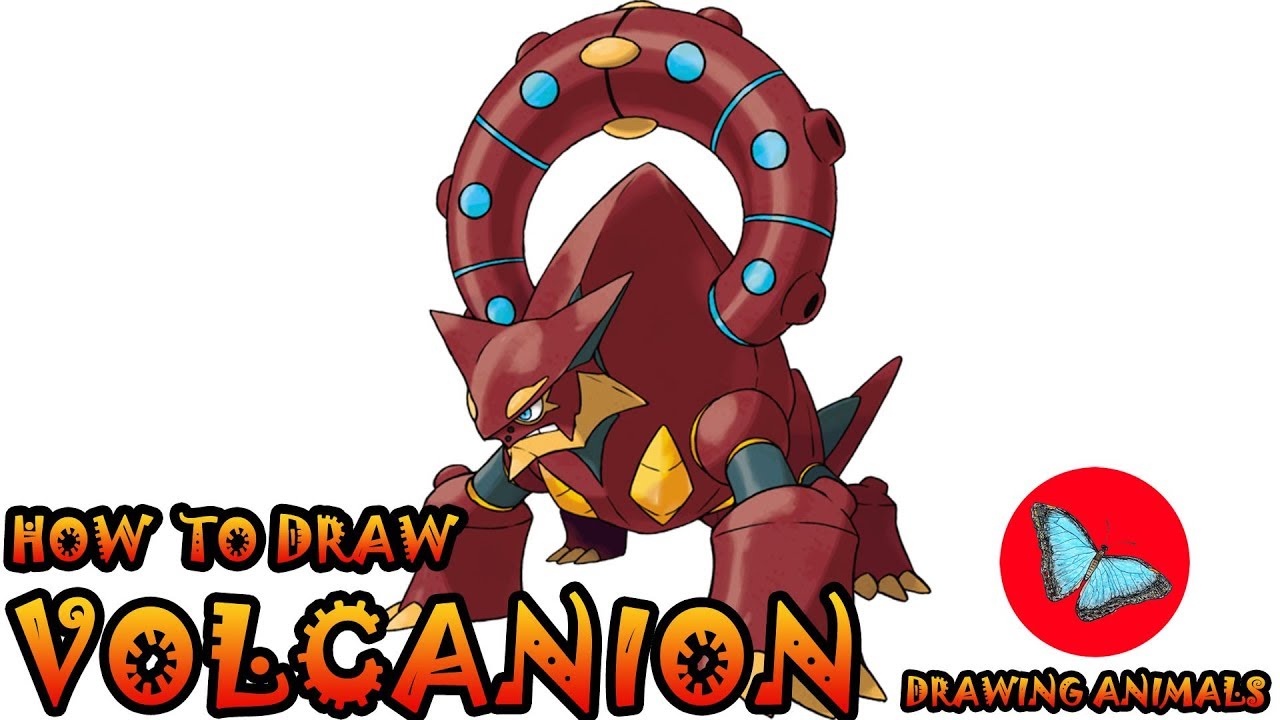 How To Draw Volcanion Pokemon | Drawing Animals - YouTube