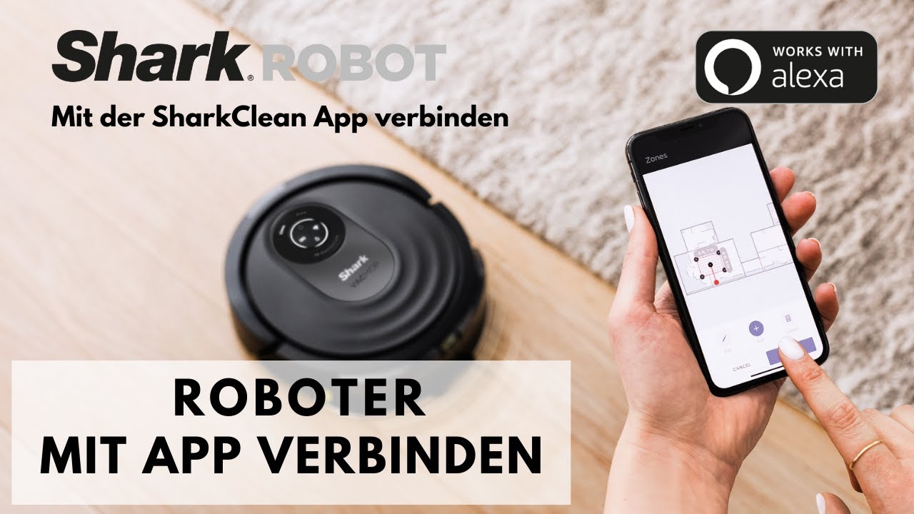 Hilfe - Verbinden des Shark Saugroboters mit der SharkClean App - YouTube