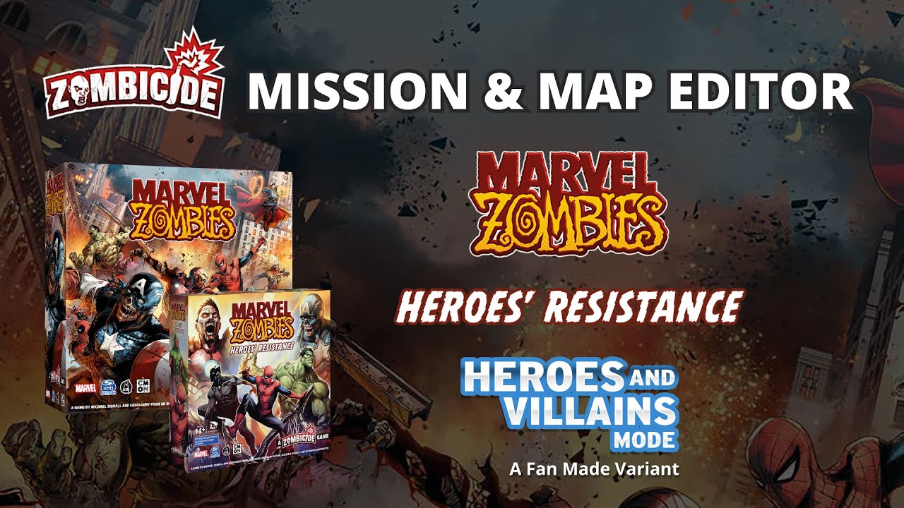 Marvel Zombies Zombicide Mission & Map Editor Figma Absolute Beginners ...