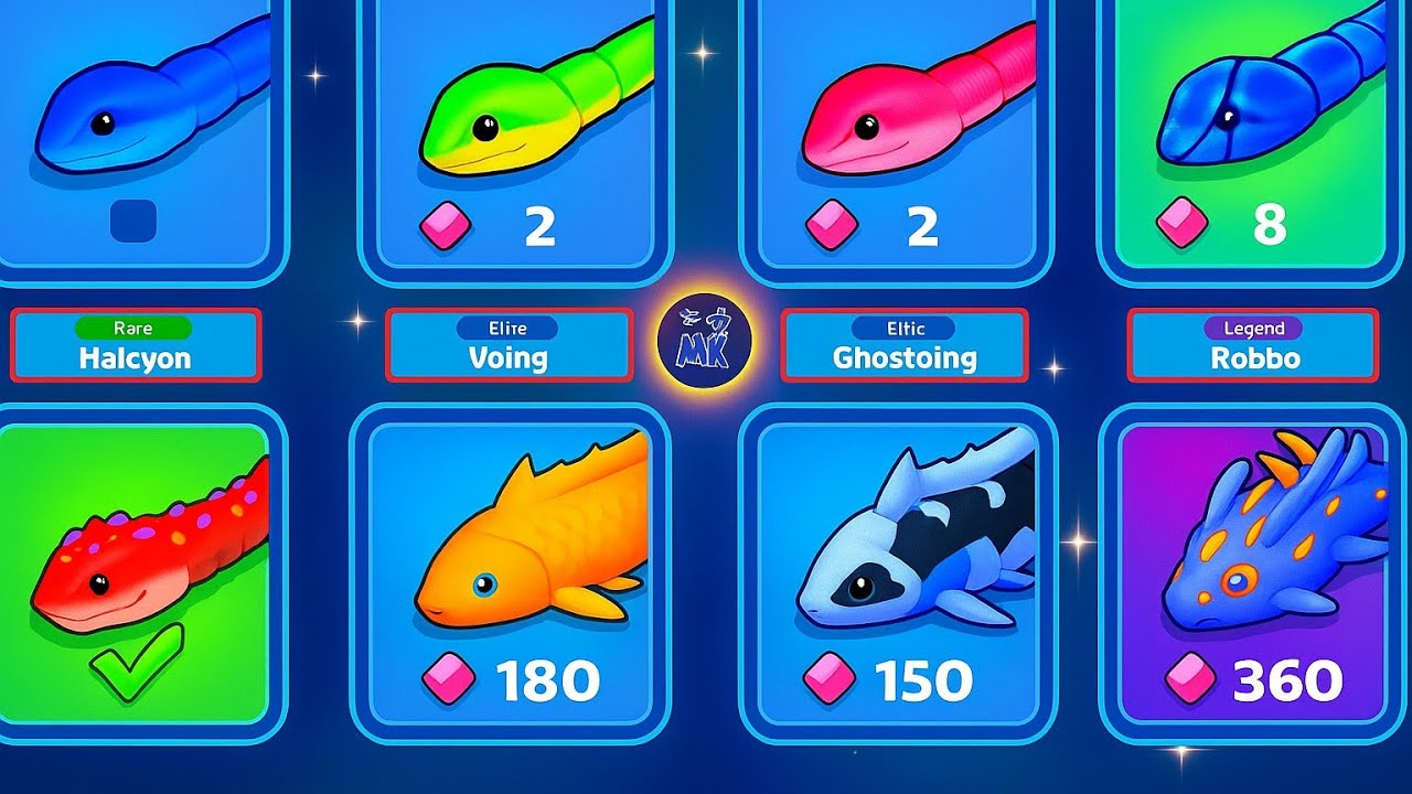🔥Common vs Rare vs Epic vs Legendary vs VIP –Ultimate Snake Skin ...