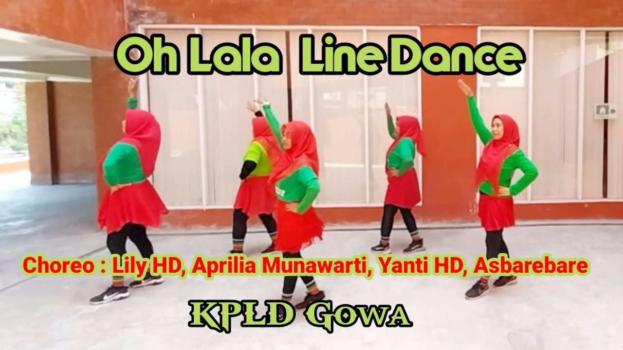 "OH LA LA"Line Dance ||Phrased Intermediate ||Choreo Lily Hd Dkk ||Demo ...