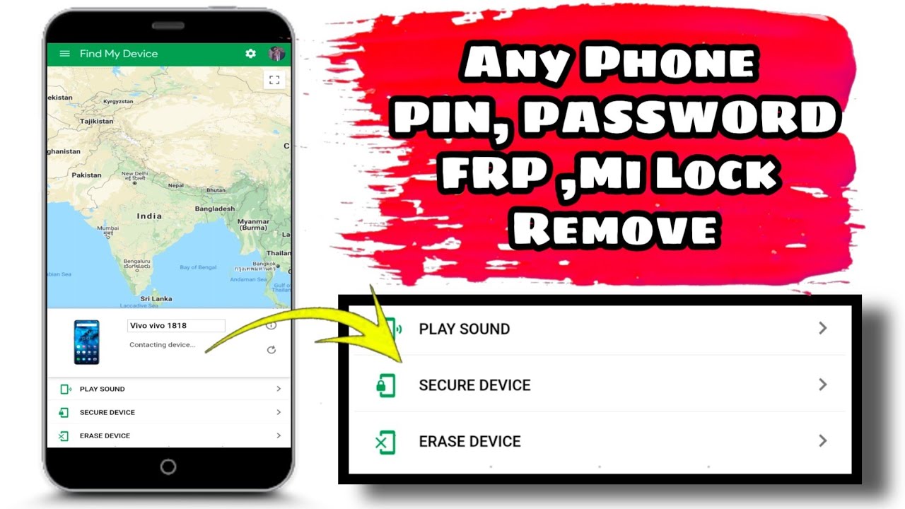 #3 Find My Device Lock Ko Unlock Kaise Kare | Any Phone Pattern ...