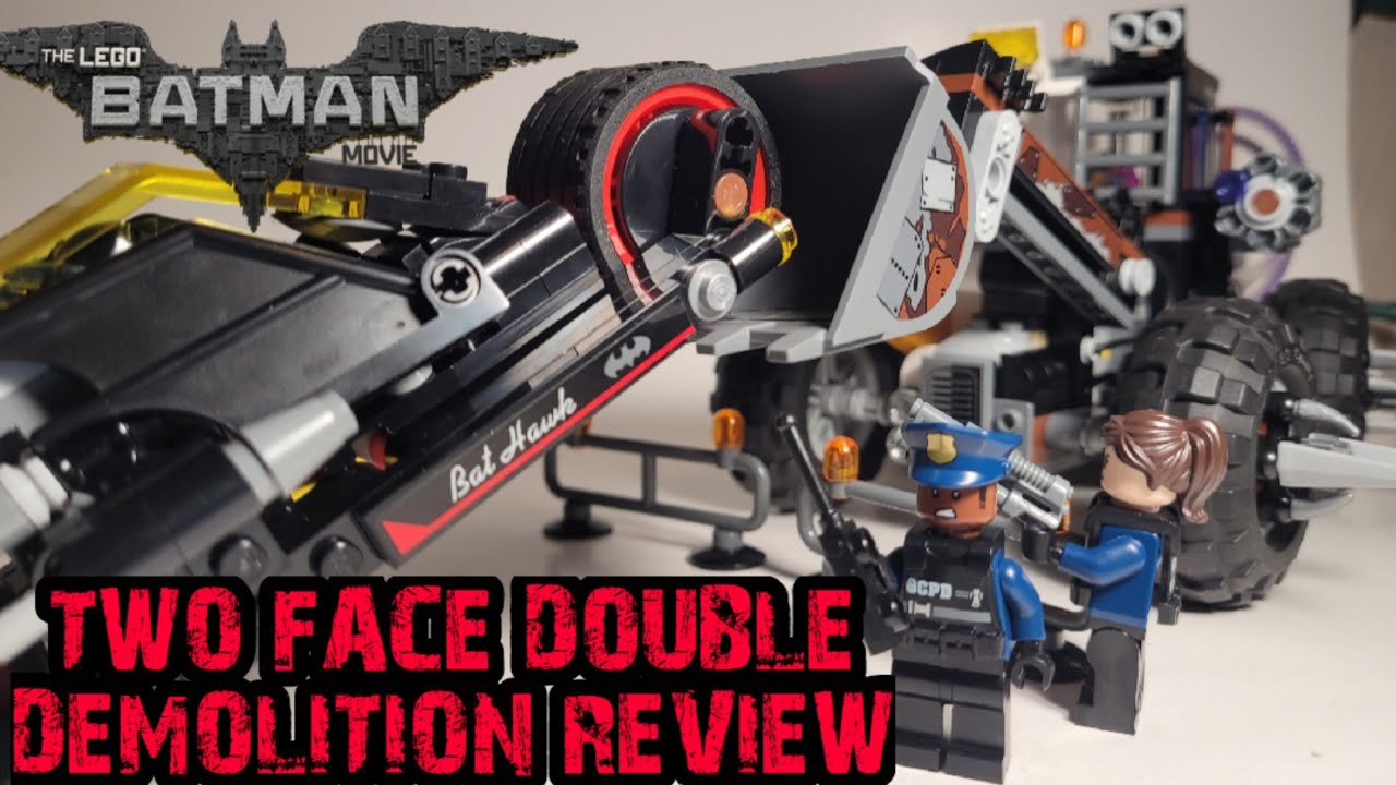 Lego Batman Movie:Two Face Double Demolition Set Review(2017) - YouTube