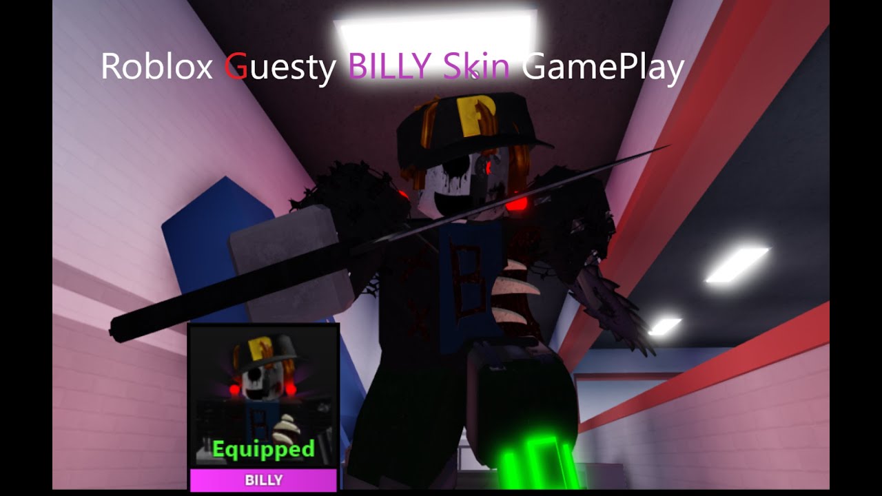 Roblox Guesty NEW BILLY Skin GamePlay - YouTube
