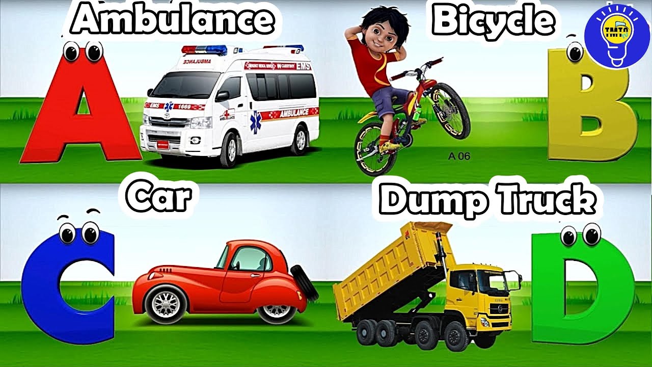 Vehicles Alphabet Song for kids | Vehicle ABC Song | Phonics for Kids ...