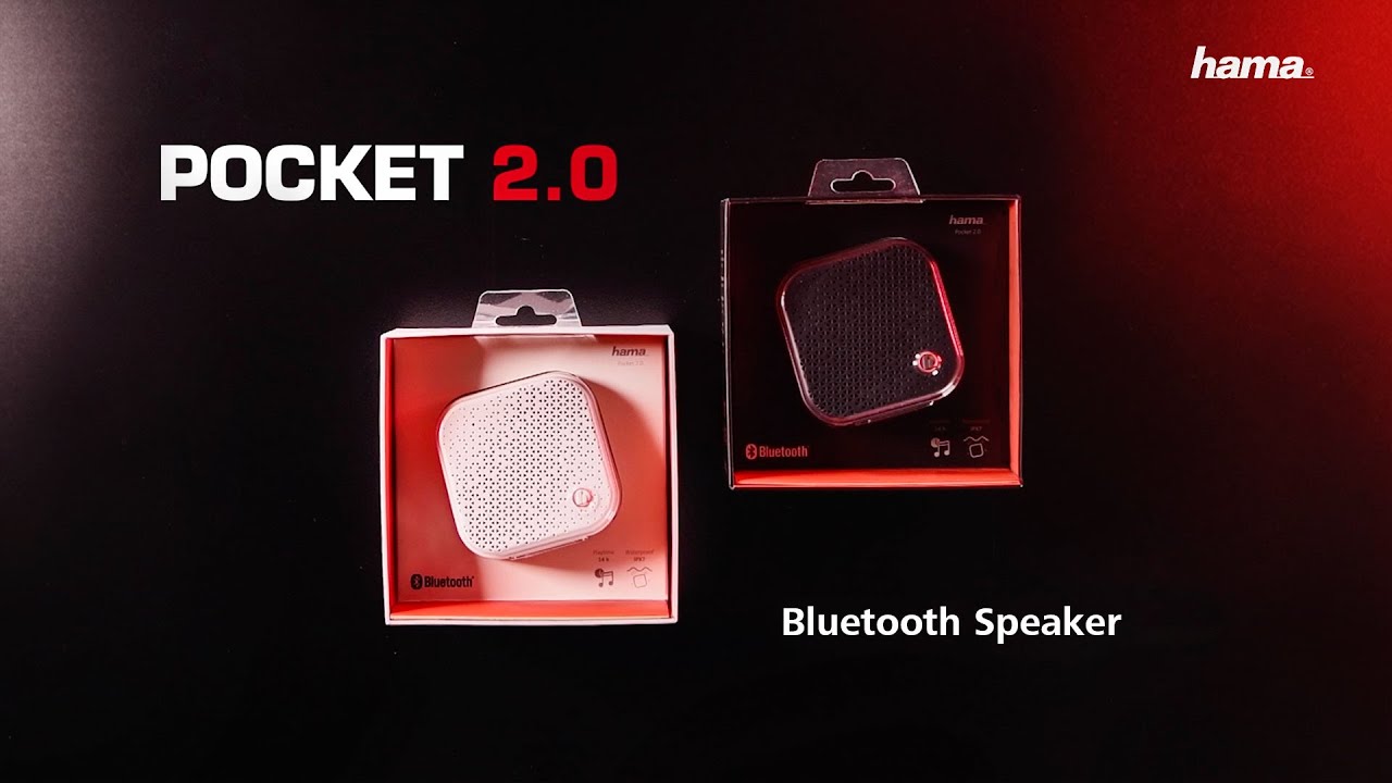 Hama Bluetooth® "Pocket 2.0" Loudspeaker | Unboxing - YouTube
