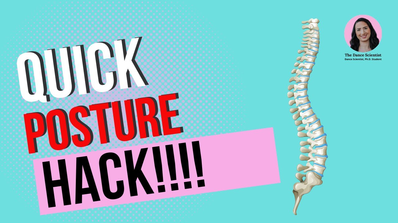 Quick Posture HACK!! - YouTube