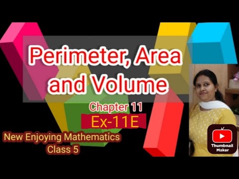 Ex.11E|CBSE class 5 maths|How to find volume of solid shapes|Oxford book|Chap.11 Perimeter and ...