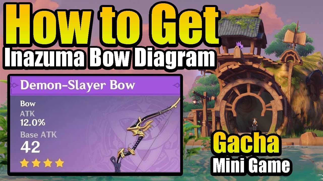 How to Get Hamayumi Bow Diagram | Gacha Game | Genshin impact | - YouTube