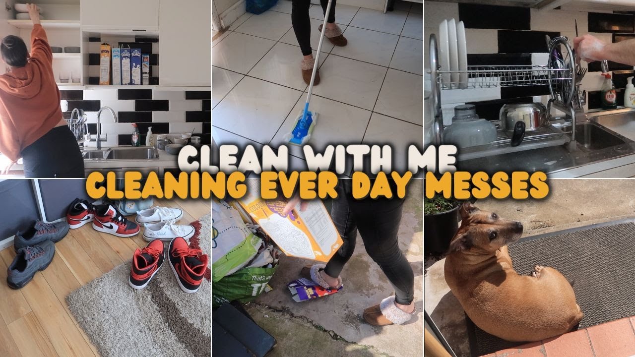Clean With Me EVERYDAY MESSES | UK Cleaning Motivation | MyLifeAsAMum ...