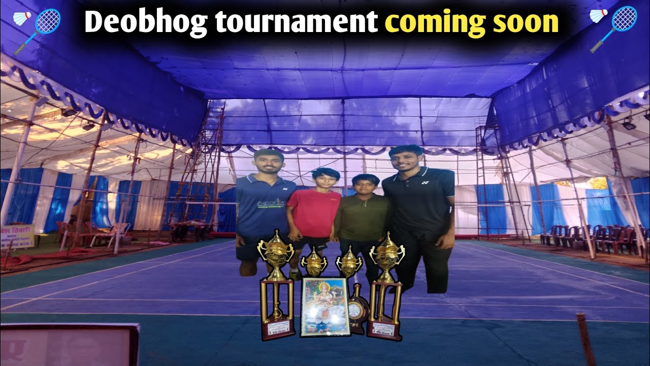 Deobhog badminton tournament coming soon 😃 - YouTube