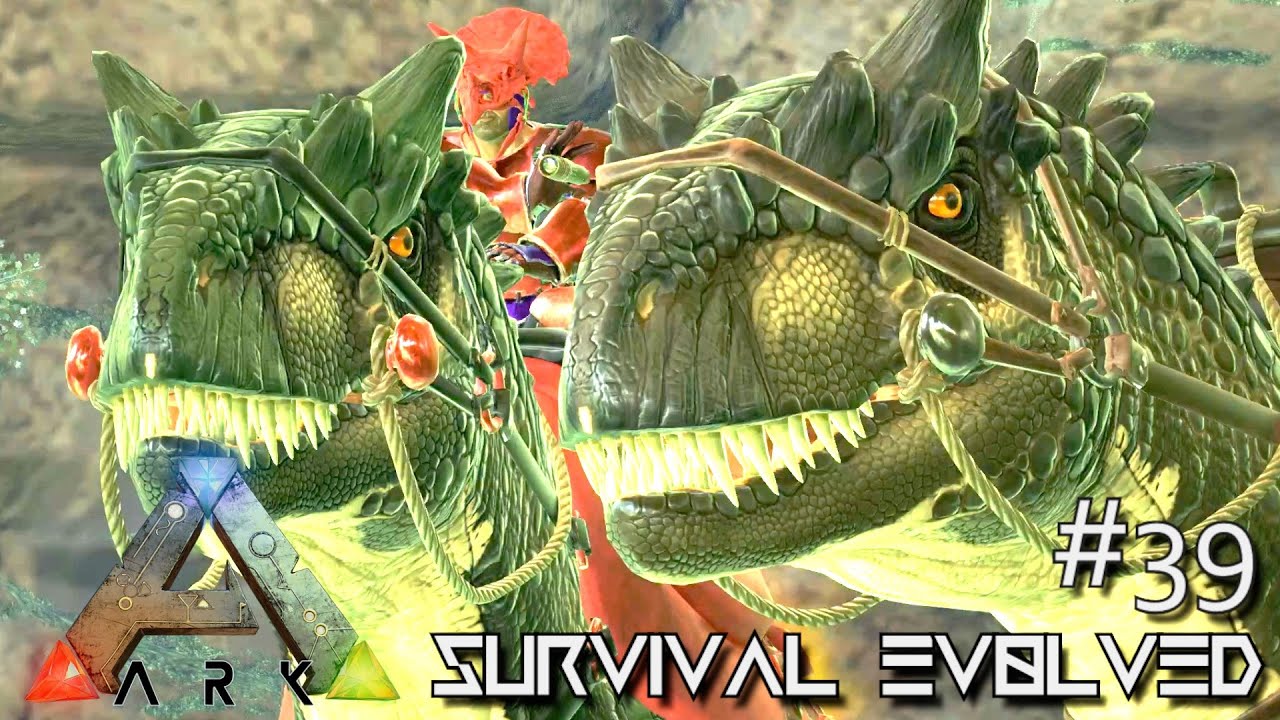 ARK: Survival Evolved - ALPHA MALE ALLOSAURUS TAMING !!! - SEASON 4 [S4 ...