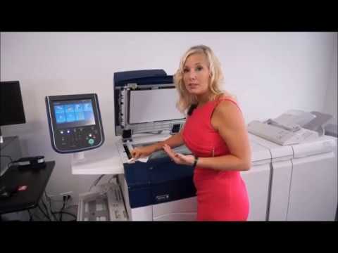 Xerox C60/70 - How to Clean Scanner Glass - YouTube